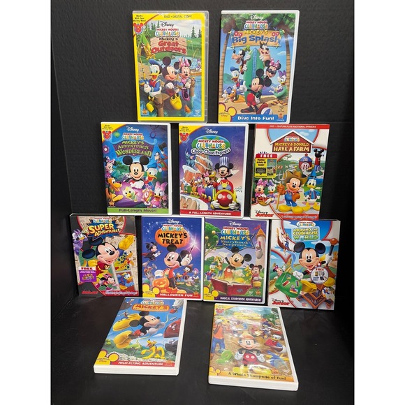 Disney | Media | Lot Of 1 Mickey Mouse Clubhouse Dvds Disney Junior ...